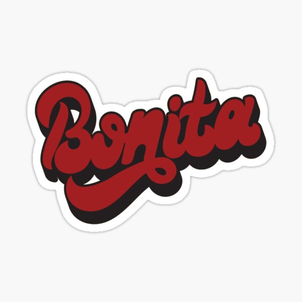 "Bonita" Sticker for Sale by elmayjc | Redbubble