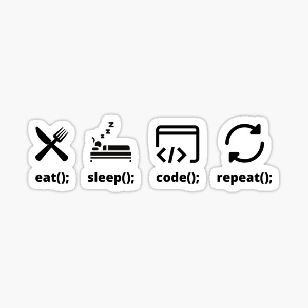 "geek life cycle eat, sleep, code, repeat gift, gift for programer ...