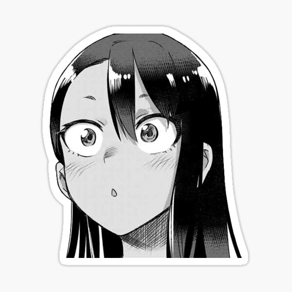 "Nagatoro Interested" Sticker for Sale by arsenaa | Redbubble