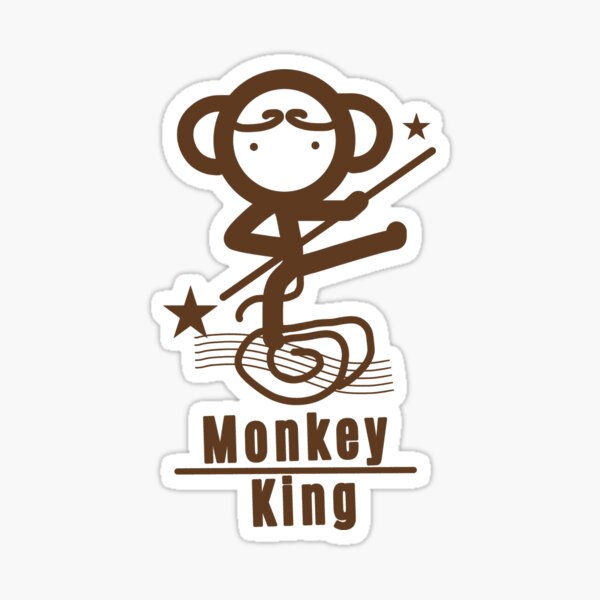 "Stickman / Monkey King 5" Sticker by LotusCreations | Redbubble