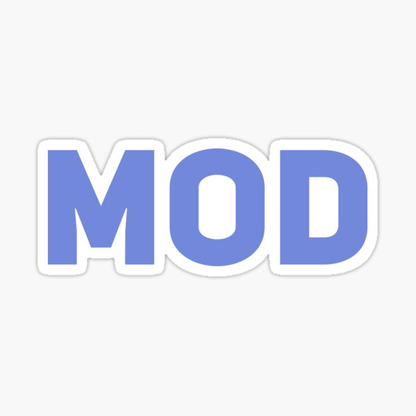 "Discord Mod" Sticker for Sale by dunkboy | Redbubble