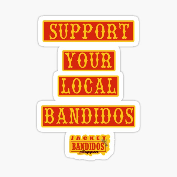 Sticker: Bandidos | Redbubble