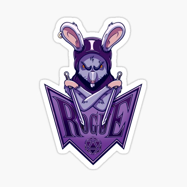 "Rat Rogue" Sticker by Rodillustra | Redbubble