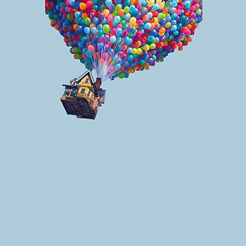 "the house from up floating" Sticker for Sale by Anna Guzzo | Redbubble