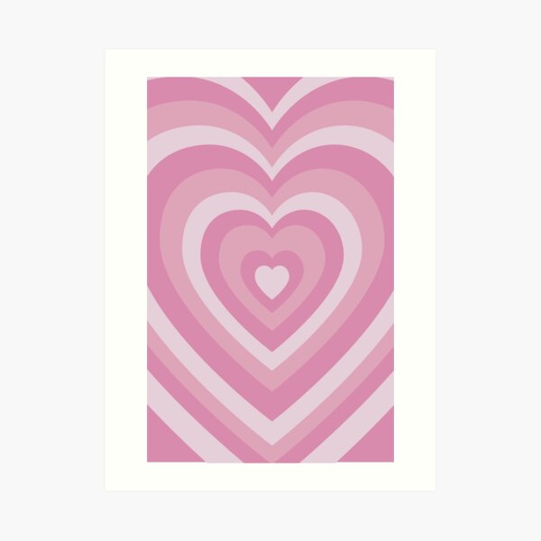 "Super Cute Pink Powerpuff Girls | Love Heart Pattern" Art Print by ...