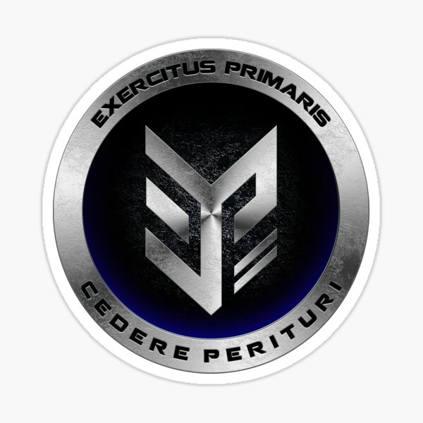 "Exercitus Primaris logo" Sticker for Sale by LesPrimaris | Redbubble