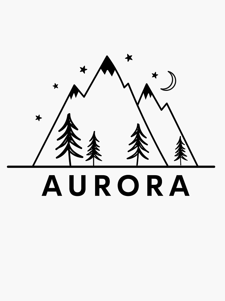 "Aurora Design" Sticker for Sale by AuroraByJenna | Redbubble