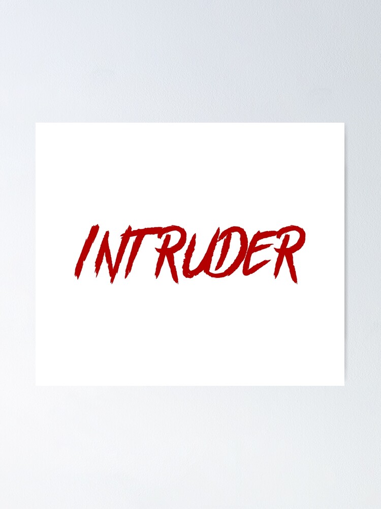 "Intruder Logo (IC Movies)" Poster for Sale by ICMovies | Redbubble