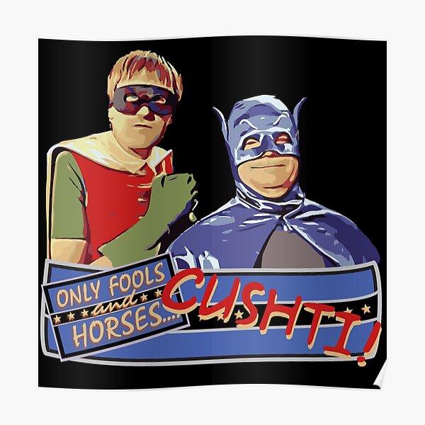 "Rodney and Del Boy Cushti illustration" Poster for Sale by ...