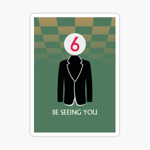"The Prisoner Be Seeing You Design" Sticker for Sale by justjonboy ...