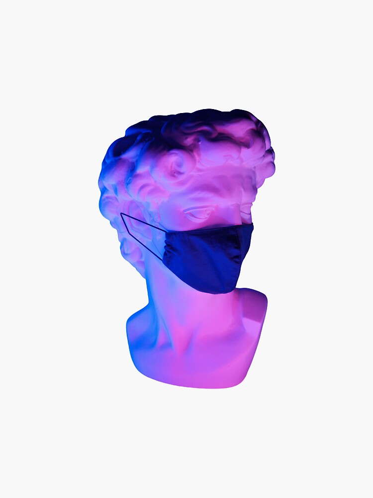 "Apollo in medical mask" Sticker for Sale by HistoryWear | Redbubble