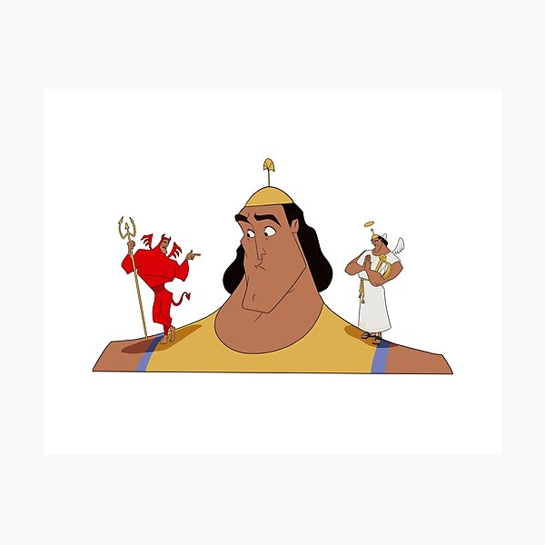 "Copy of Kronk Emperors New Groove Shoulder Devil and Angel ...