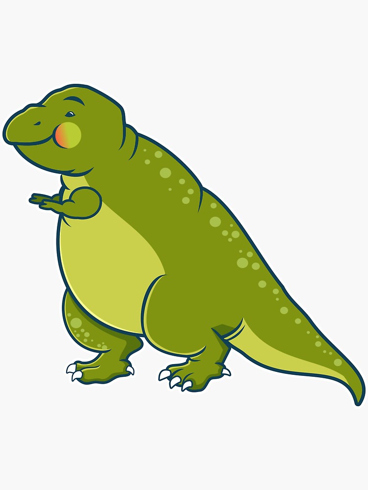 "Chonkosaurus Original" Sticker by chonkosaurus | Redbubble