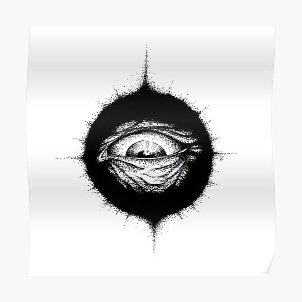 "'The Abyss' Ink Drawing" Poster by necroticart | Redbubble