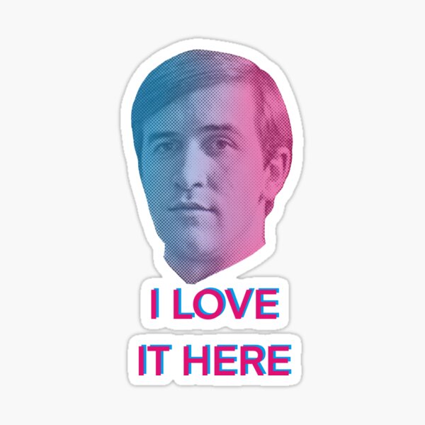 "Colin - It’s a sin - I love it here" Sticker for Sale by MavTon ...