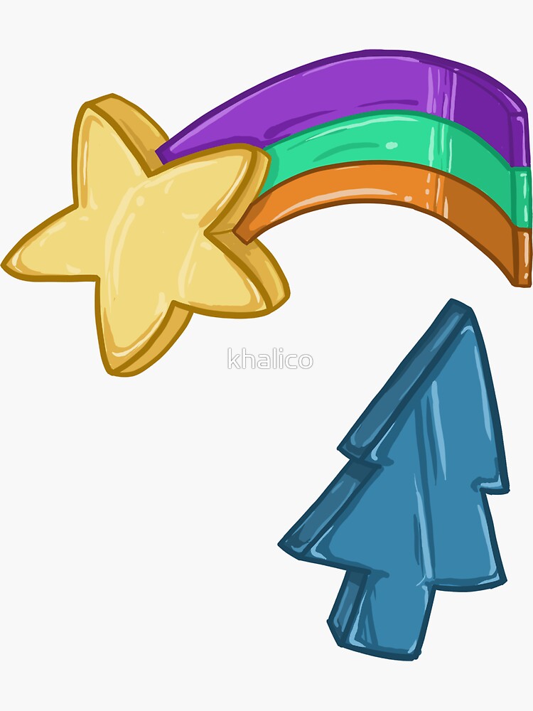 "Gravity Falls" Sticker by khalico | Redbubble