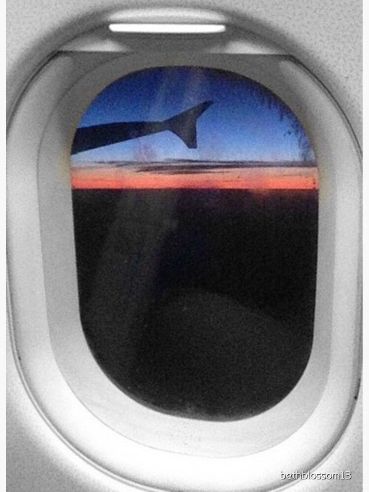 "Airplane Window" Sticker by bethblossom13 | Redbubble