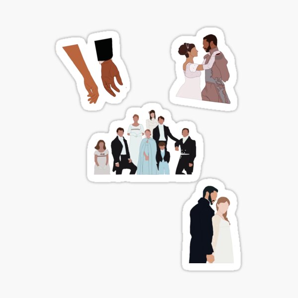 "Bridgerton sticker pack" Sticker by AubriesArt67 | Redbubble