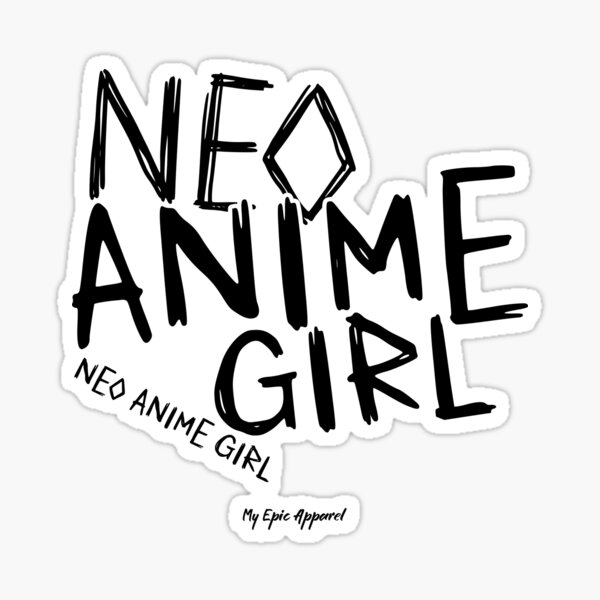 "Neo Anime Girl" Sticker for Sale by ForSonny | Redbubble