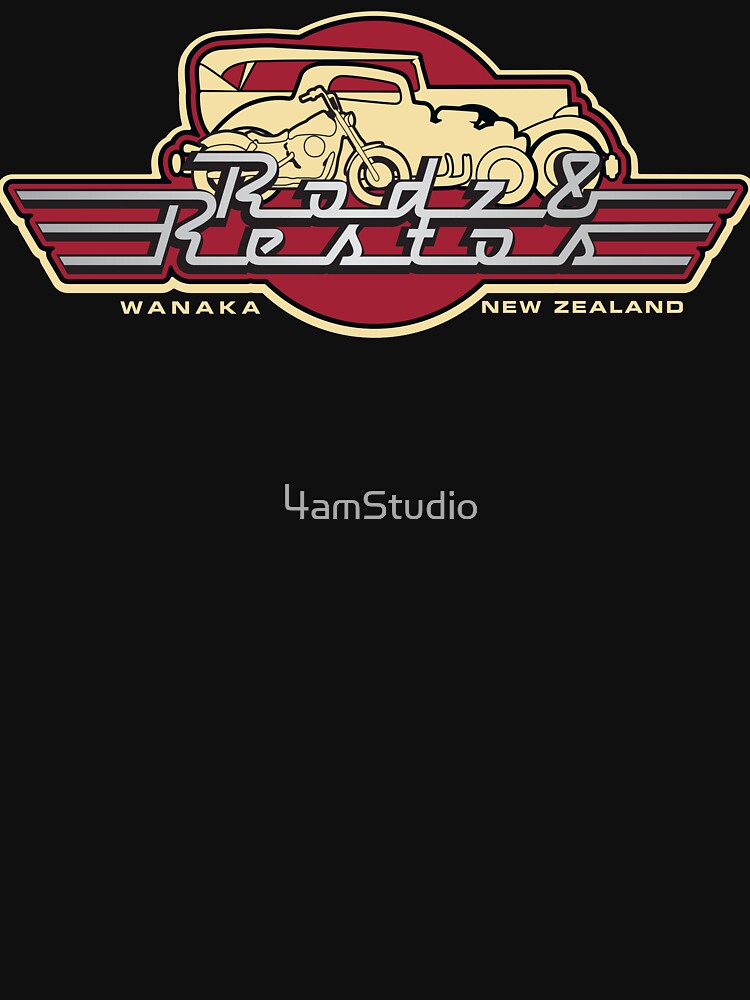 "Rodz & Restos Logo (Merch)" T-shirt for Sale by 4amStudio | Redbubble