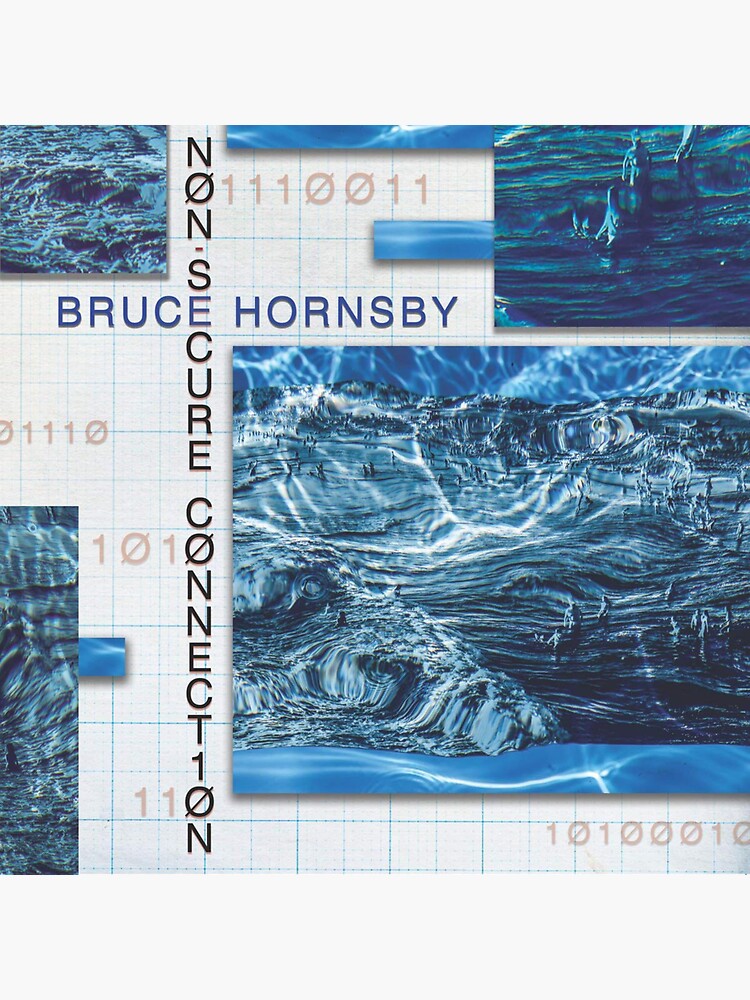 "Non-Secure Connection Bruce Hornsby Album" Sticker by jimezbryan ...