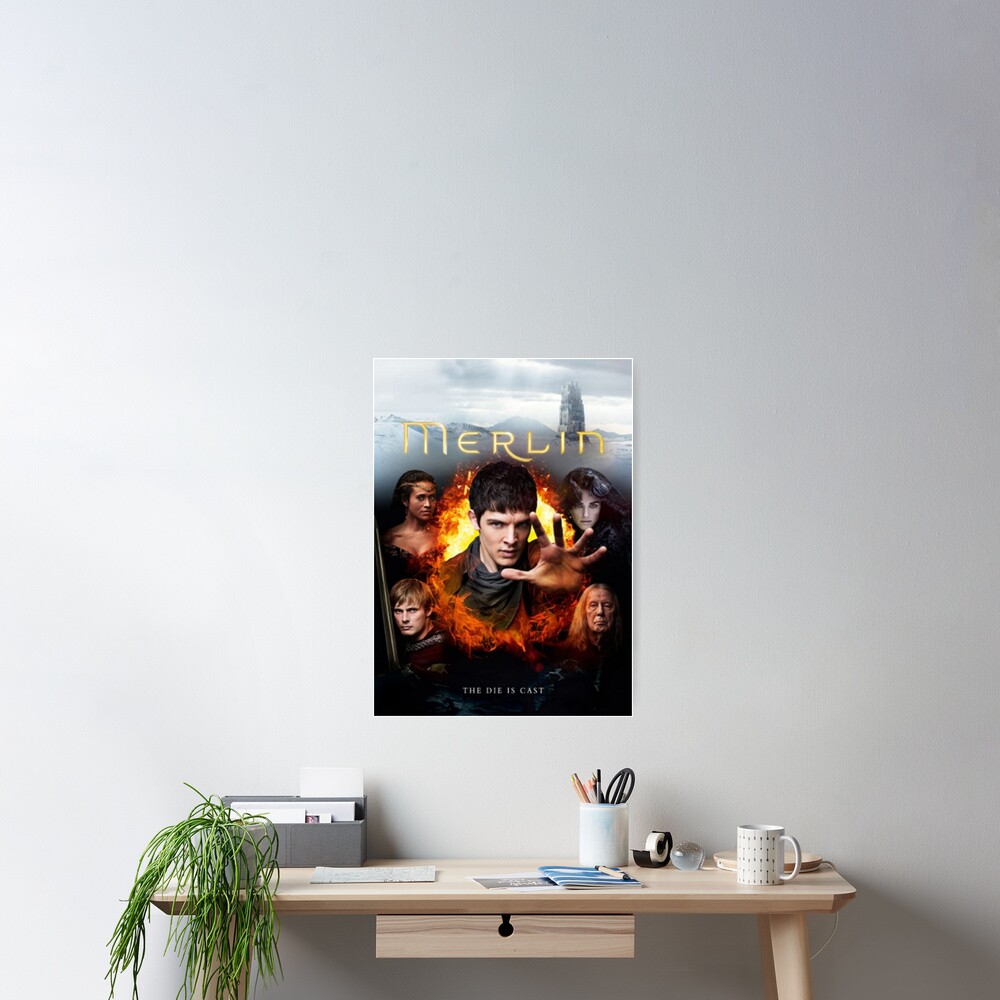 "Merlin Poster" Poster for Sale by BarrowmanAngel | Redbubble