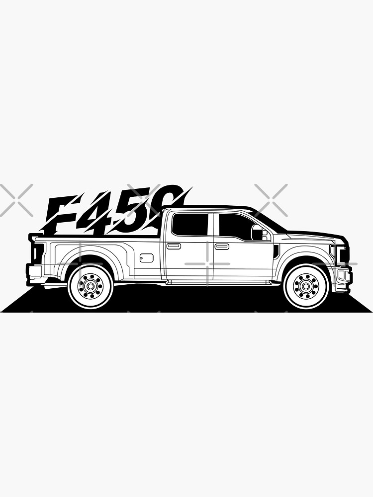 "Ford F450 Truck" Sticker for Sale by IssKa | Redbubble