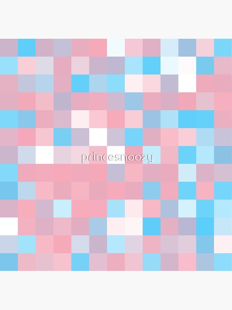 "Pixels | Trans" Poster for Sale by princesnoozy | Redbubble