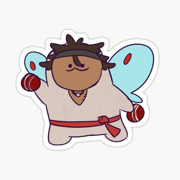 "Ganji Gupta butterfly :)" Sticker for Sale by Moedoroki | Redbubble