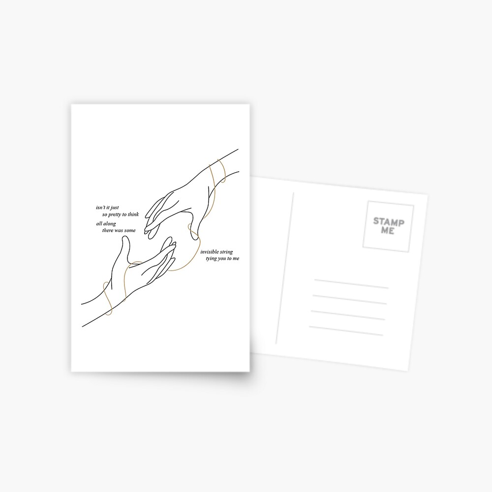 "Invisible String Hands" Sticker for Sale by clairedause | Redbubble