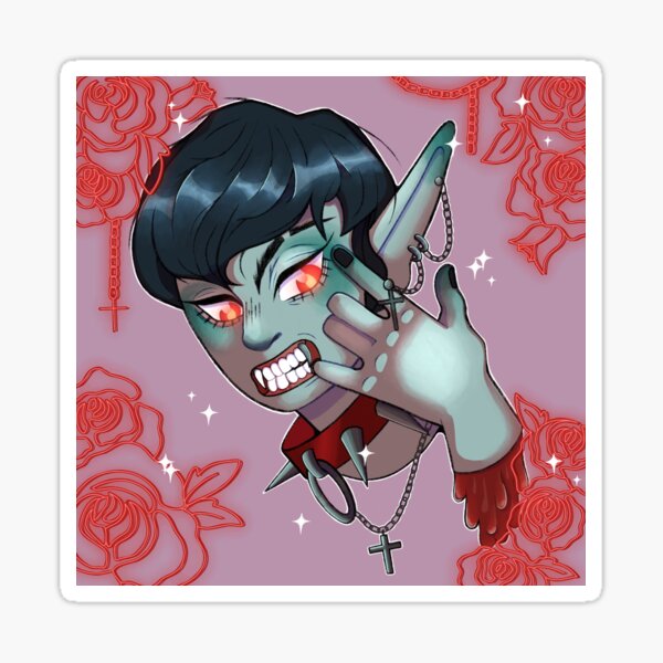 "Damon" Sticker for Sale by TenderHero | Redbubble