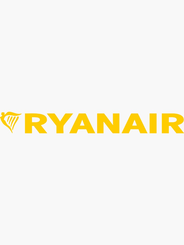 "AIRLINES-Ryanair LOGO" Sticker for Sale by JonnaWhite29 | Redbubble