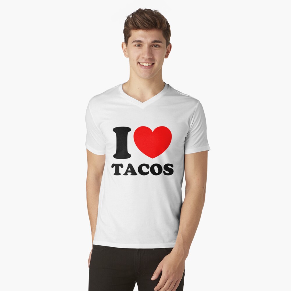 ""I Heart Tacos"" Sticker for Sale by CreativoDesign | Redbubble