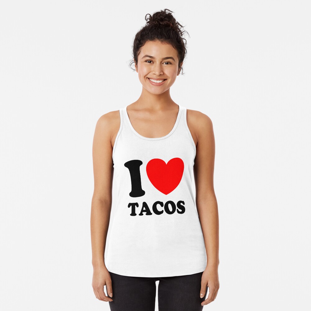 ""I Heart Tacos"" Sticker for Sale by CreativoDesign | Redbubble
