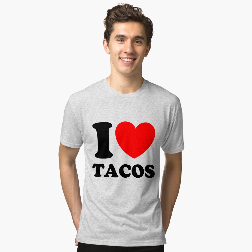 ""I Heart Tacos"" Sticker for Sale by CreativoDesign | Redbubble