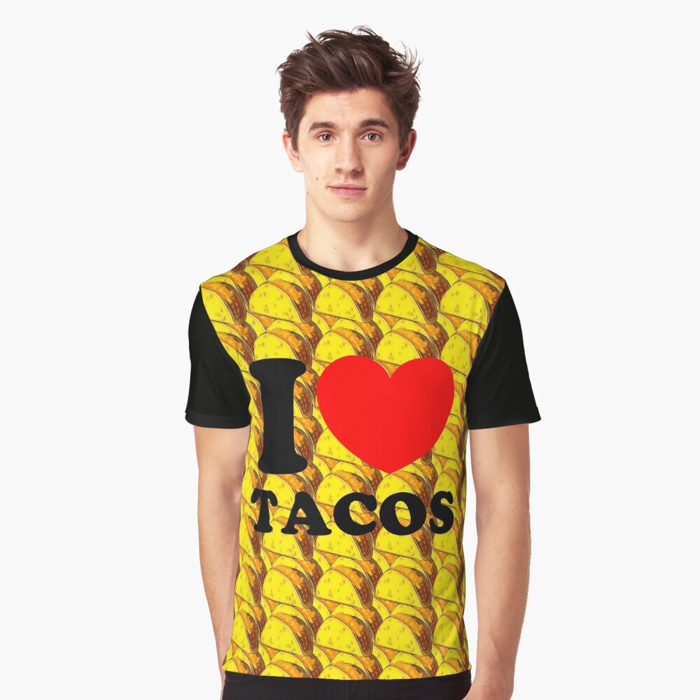 ""I Heart Tacos"" Sticker for Sale by CreativoDesign | Redbubble