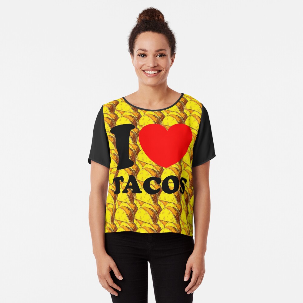 ""I Heart Tacos"" Sticker for Sale by CreativoDesign | Redbubble