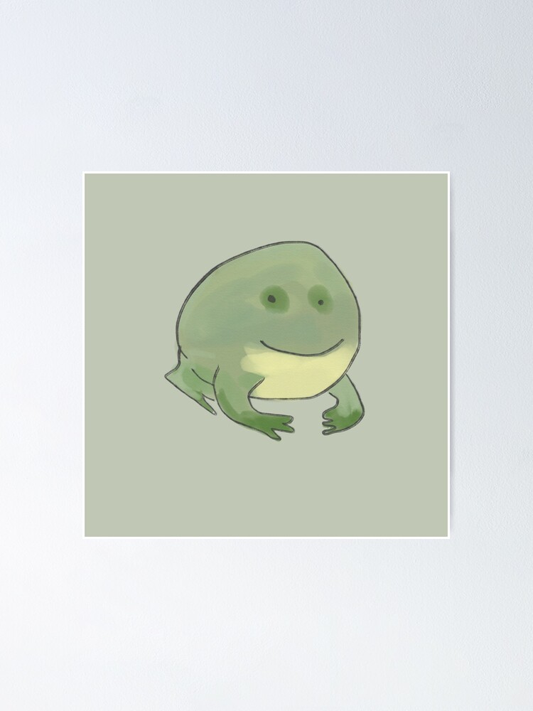 "very cursed frog" Poster for Sale by sureau | Redbubble