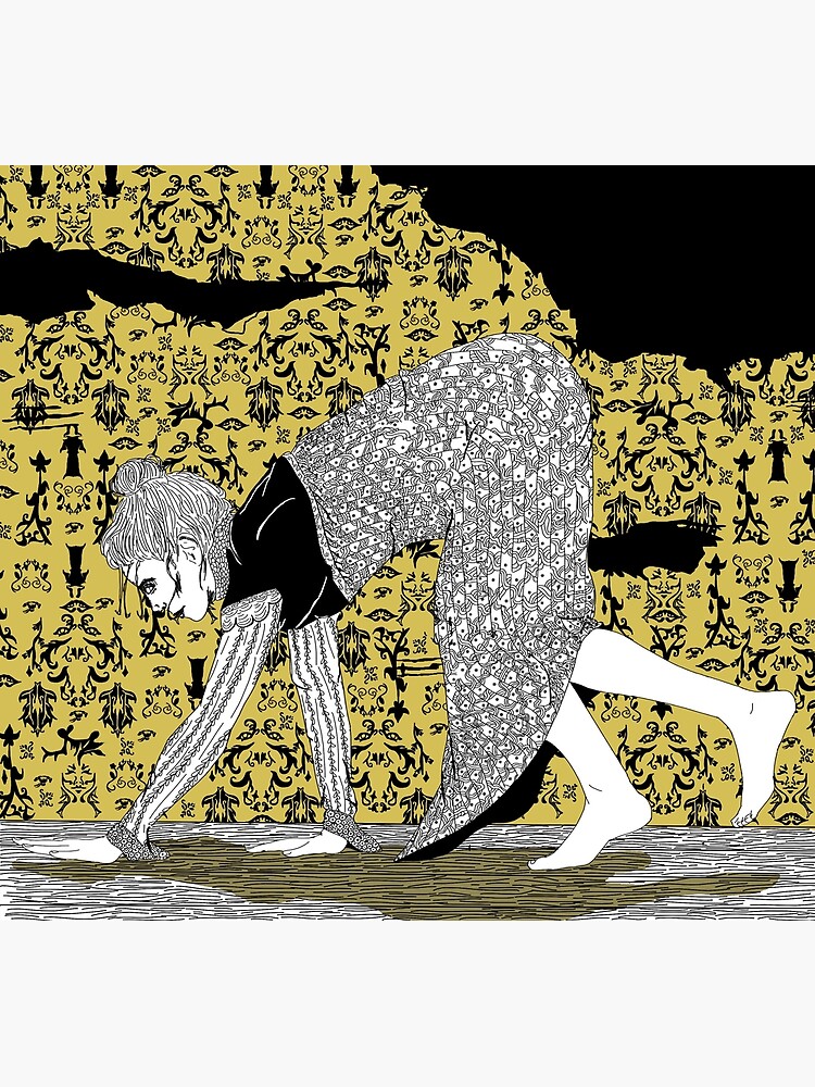 Yellow Wallpaper Creeping at Clifford Mitchell blog