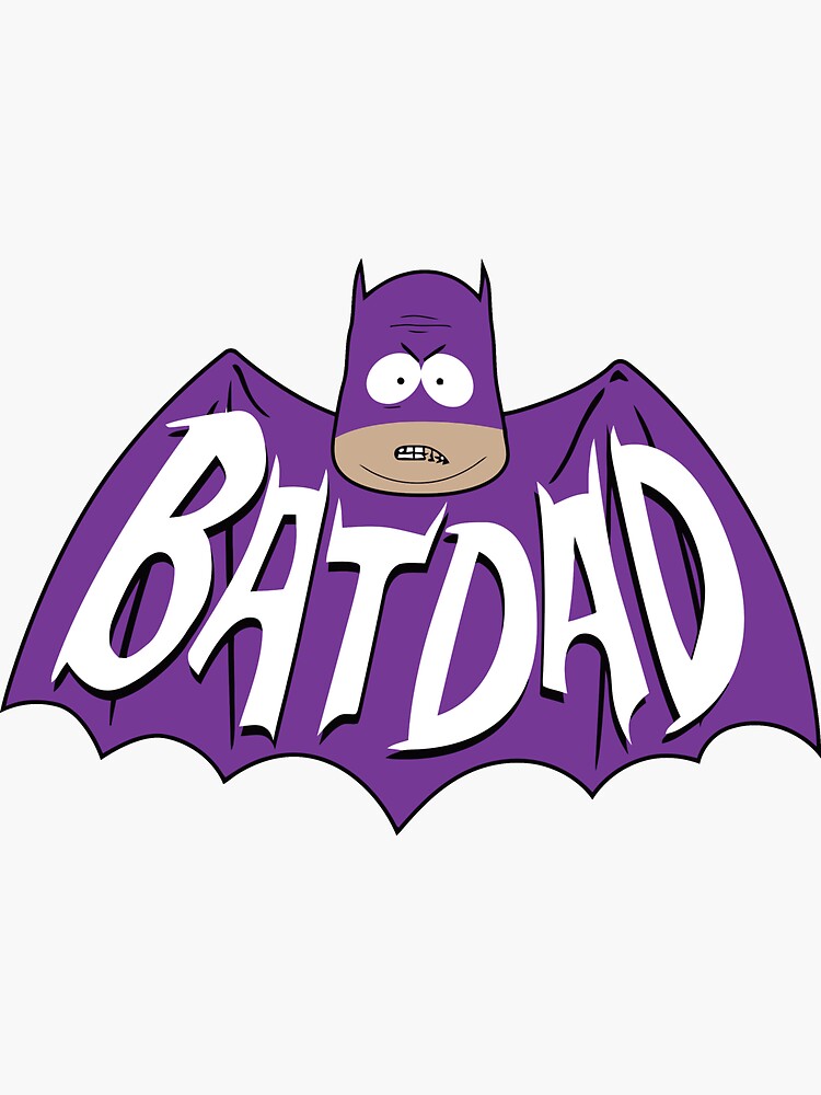 "Batdad " Sticker for Sale by farinta | Redbubble