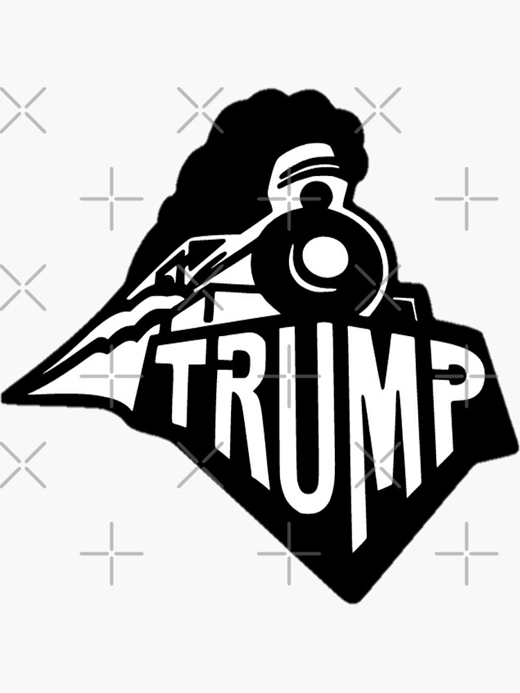 "trump train" Sticker for Sale by Amandaknutson | Redbubble