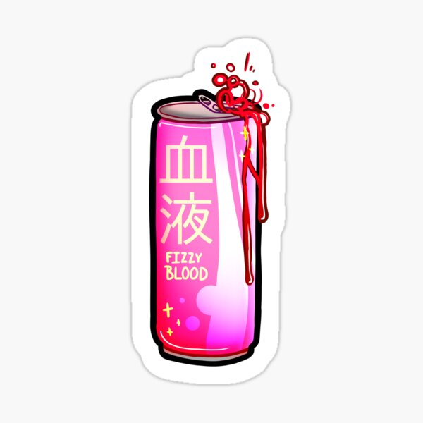 "Blood Soda" Sticker for Sale by CursedVision | Redbubble