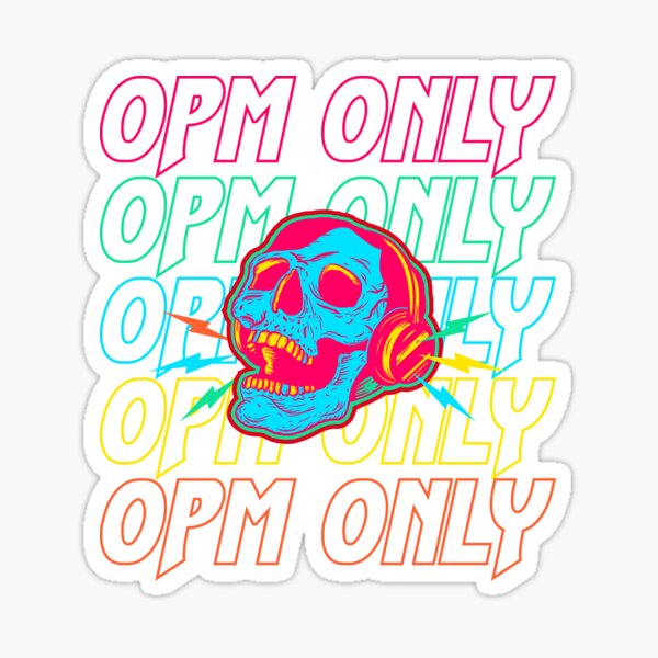 "OPM only" Sticker for Sale by lxadesigns | Redbubble