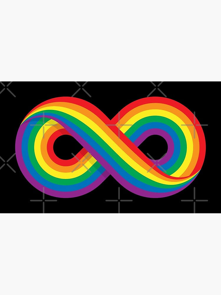 "Gay Pride Rainbow Infinity Symbol LGBT" Poster for Sale by ...