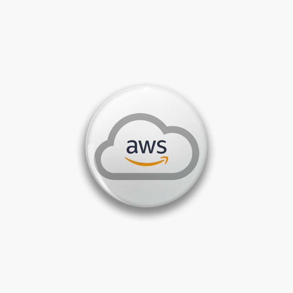 "aws cloud logo" Pin for Sale by developerfriday | Redbubble