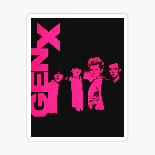 "Gen X Vintage Logo" Sticker for Sale by J-Butterworth | Redbubble