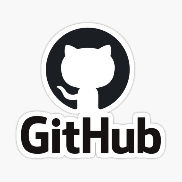 "github logo" Sticker for Sale by developerfriday | Redbubble