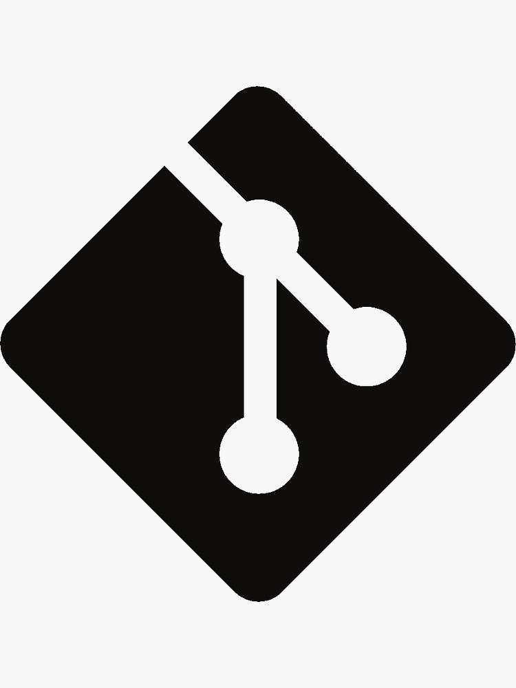 "git logo" Sticker for Sale by developerfriday | Redbubble