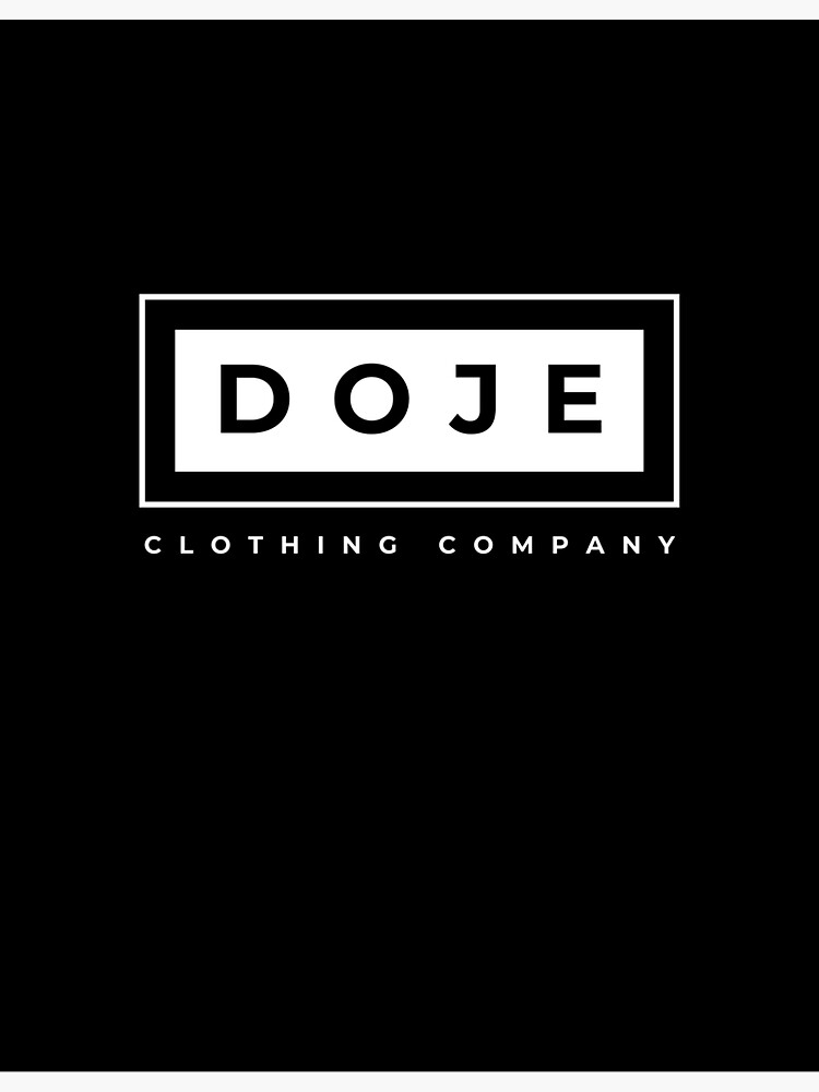 "Doje Logo" Sticker by D0JE | Redbubble