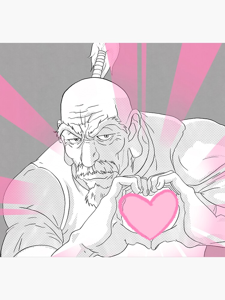 "Netero Heart Sticker" Sticker for Sale by carinek | Redbubble